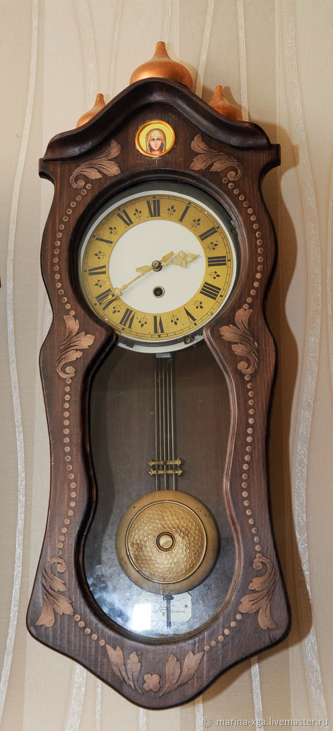 Часы классические: Часы настенные из дерева сосны в интернет-магазине ...