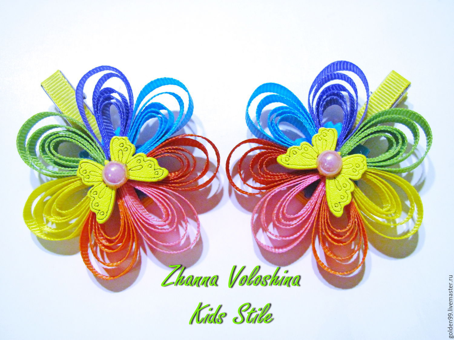 Заколки Радужные в интернет-магазине на Ярмарке Мастеров | Заколки и ...