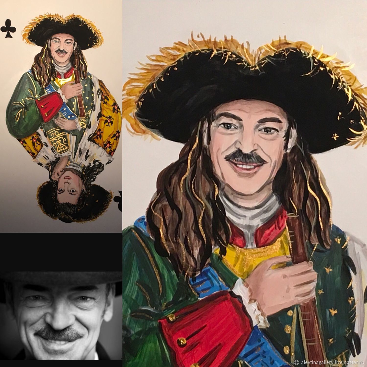 Короли Треф -авторская игральная карта в интернет-магазине на Ярмарке ...