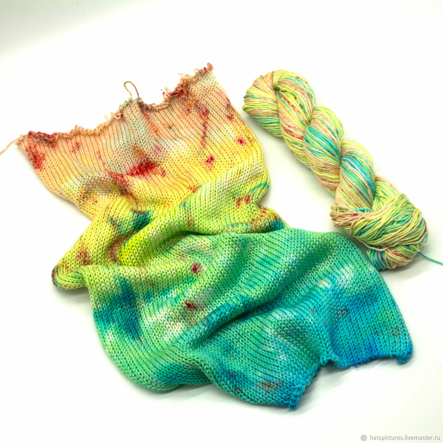 Пряжа: градиент хлопок пима, 200м в интернет-магазине на Ярмарке ...