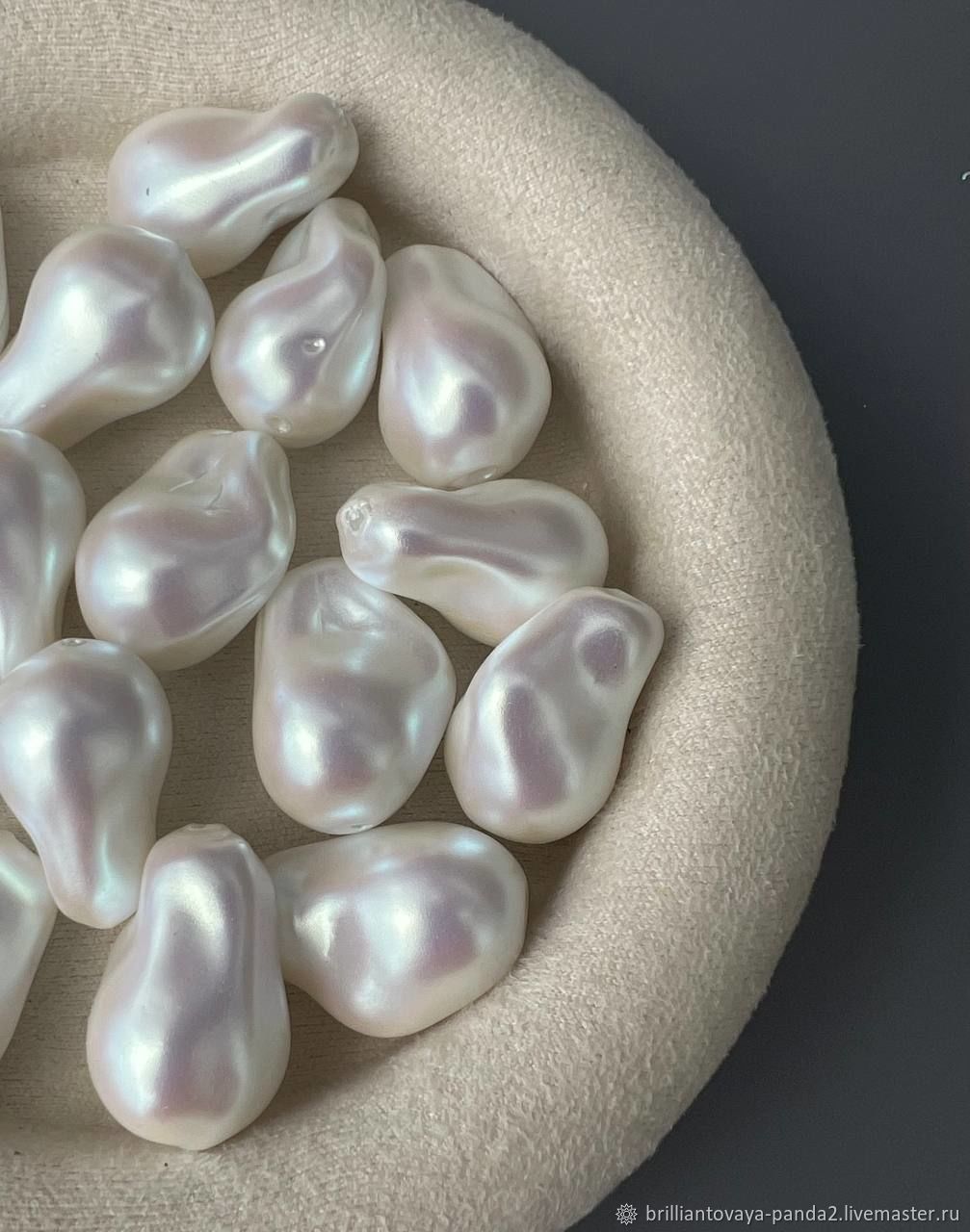(большая) (1шт) MF016 Барочная жемчужина купить в интернет-магазине Ярмарка Мастеров по цене 58 ...