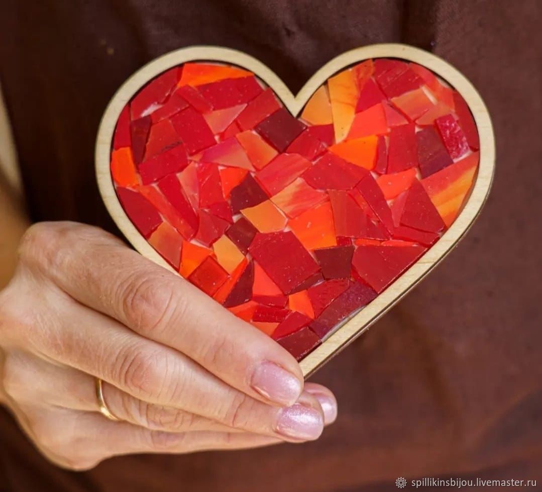 Форма для мозаики "Сердце" в интернет-магазине на Ярмарке Мастеров ...