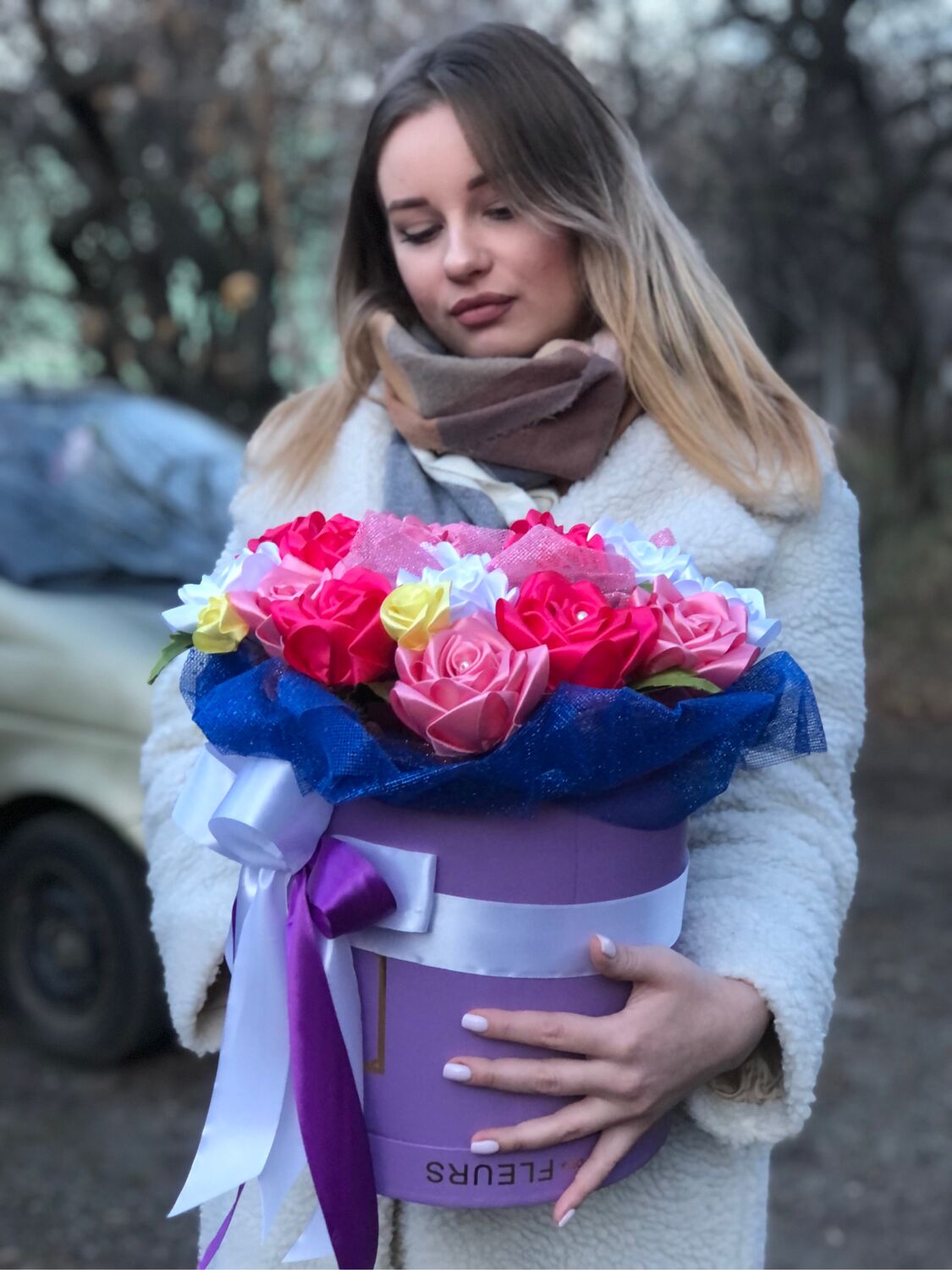 Коробка/бокс с цветами, которая будет радовать вас долгое время! в ...