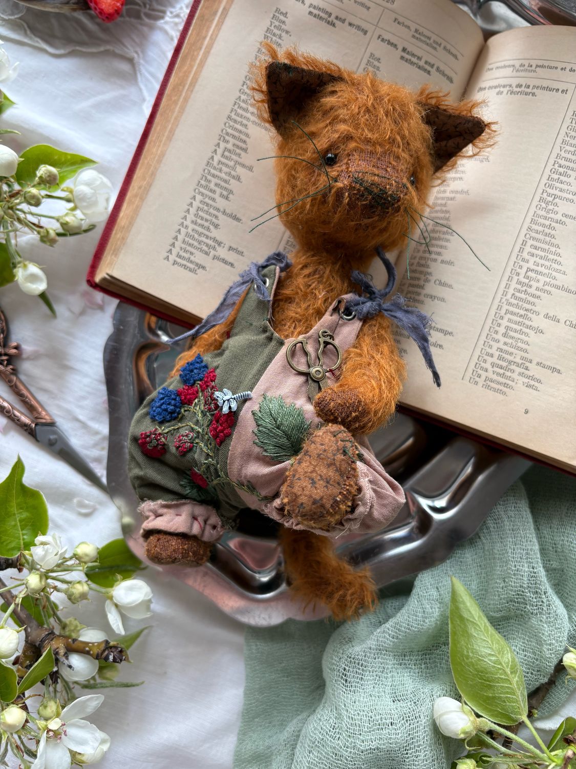 Тедди котик Berry – заказать на Ярмарке Мастеров – WQTY4RU | Мишки ...