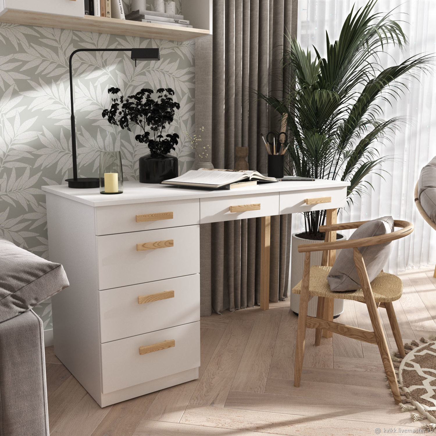 Письменный стол с ящиками RUNO. Размер на выбор в интернет-магазине ...