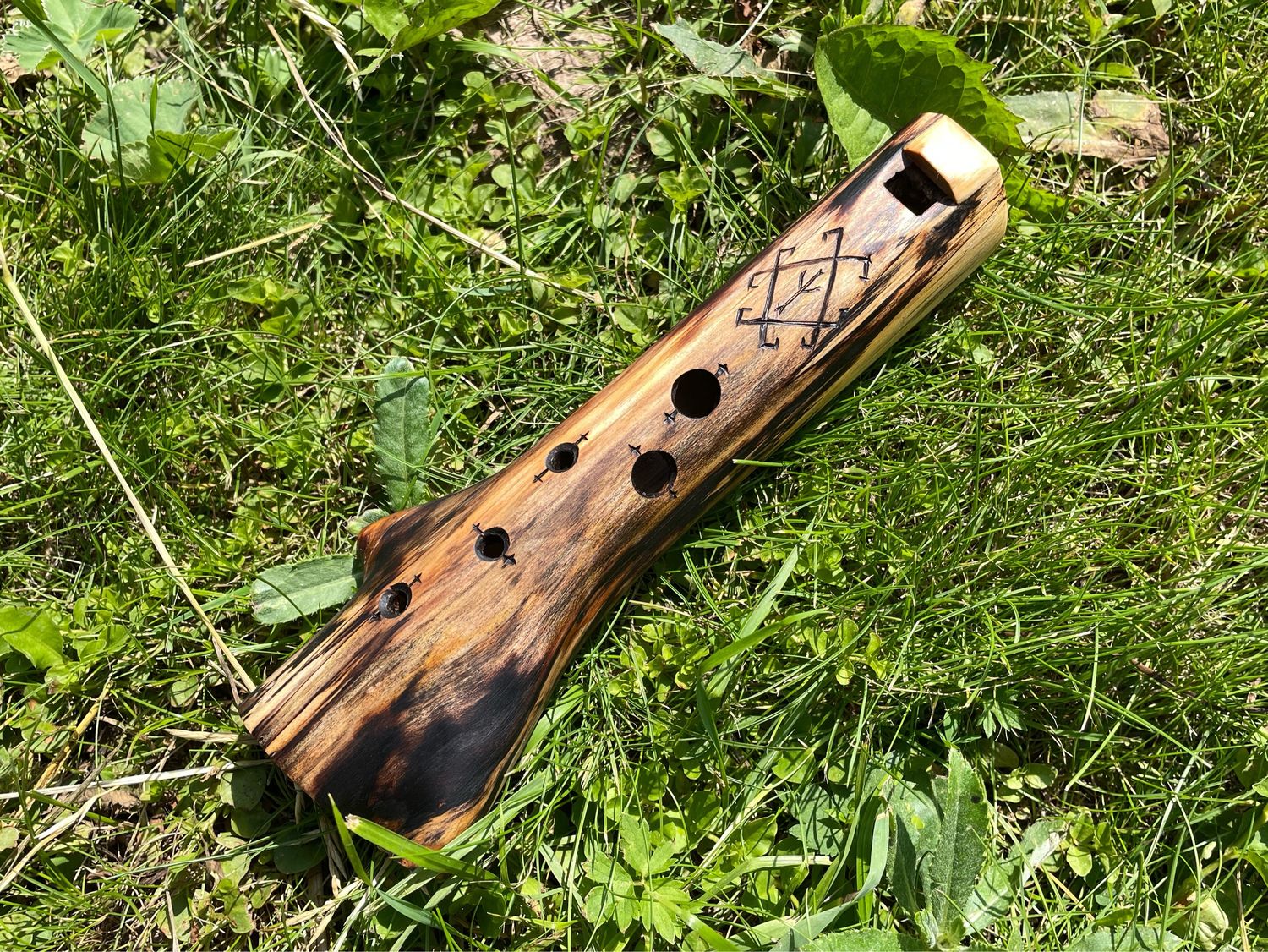 Лесная флейта из ивы в тональности G# 432 Hz в интернет-магазине на ...