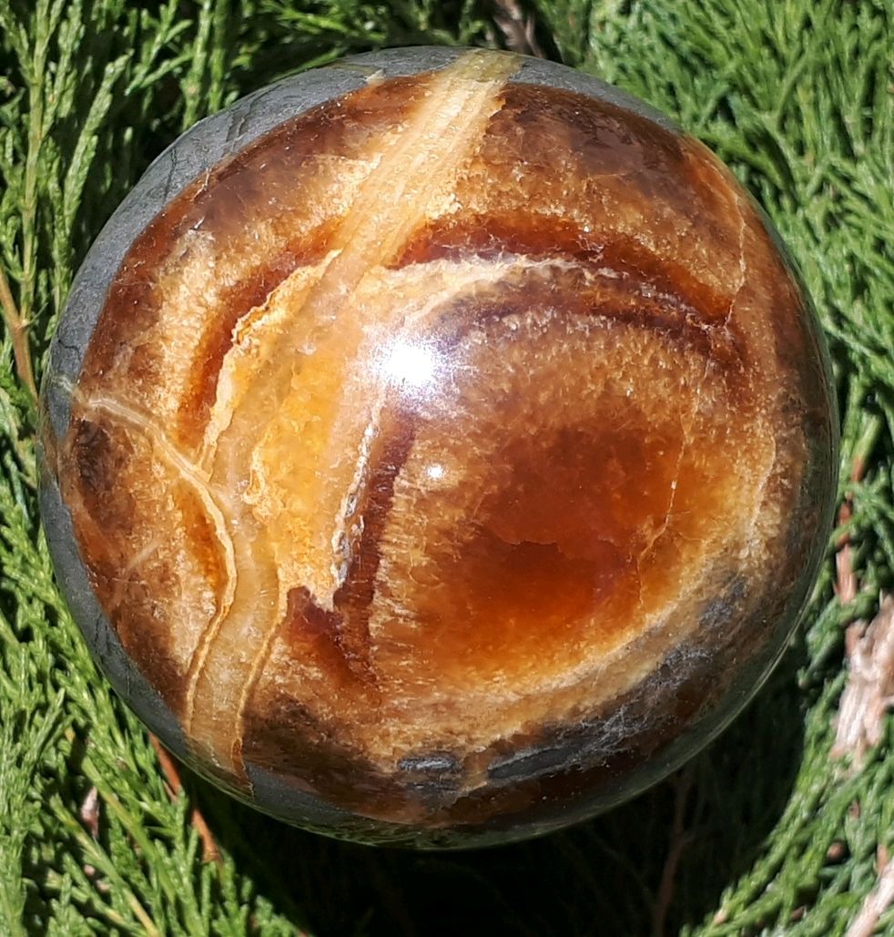 68мм. Шар из септарии Северного Кавказа купить в интернет-магазине ...