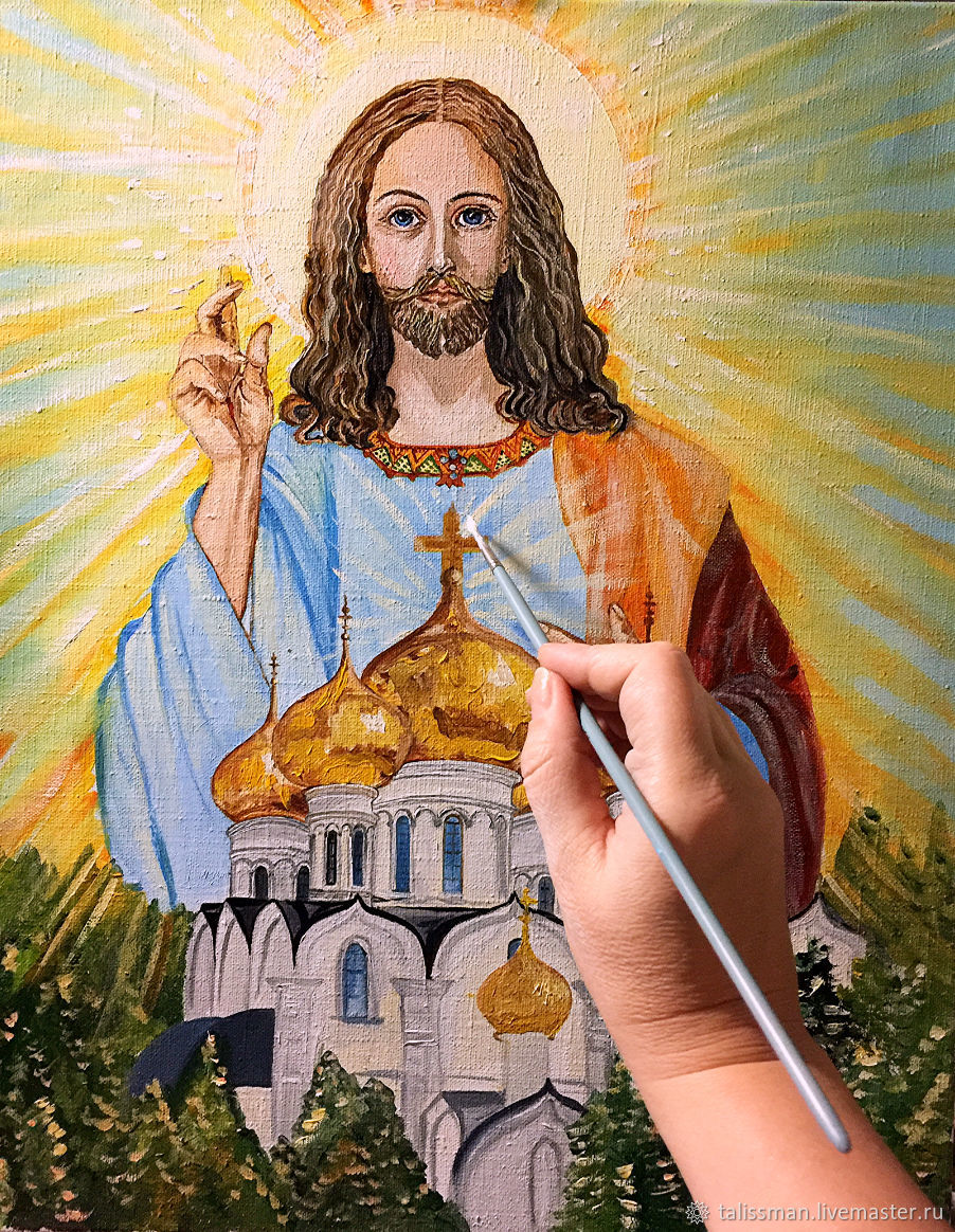 Картина маслом Иисус Христос Суперзвезда, 50х40 в интернет-магазине ...