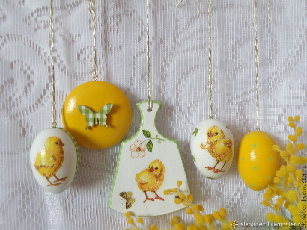 Пасхальные сувениры: Пасхальная подвеска "Цып, цып, цып..." в интернет ...