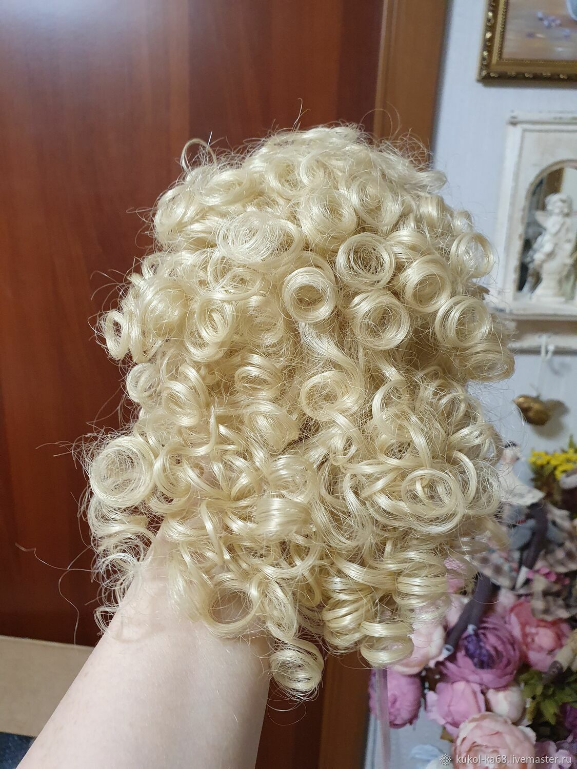 Винтаж: Куклы винтажные: Парик для куклы блонд, 26 см купить в интернет ...