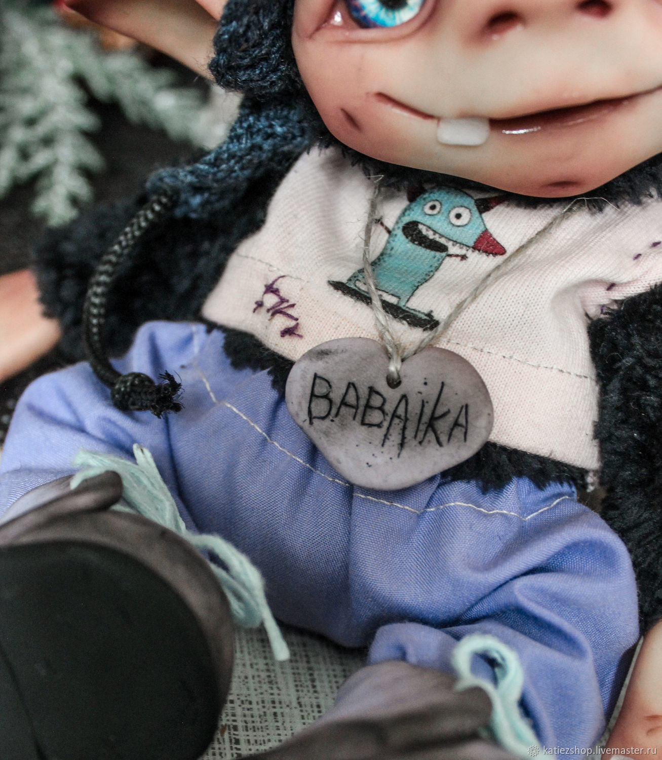 Тролль Babaika – заказать на Ярмарке Мастеров – SGFPURU | Мягкие ...