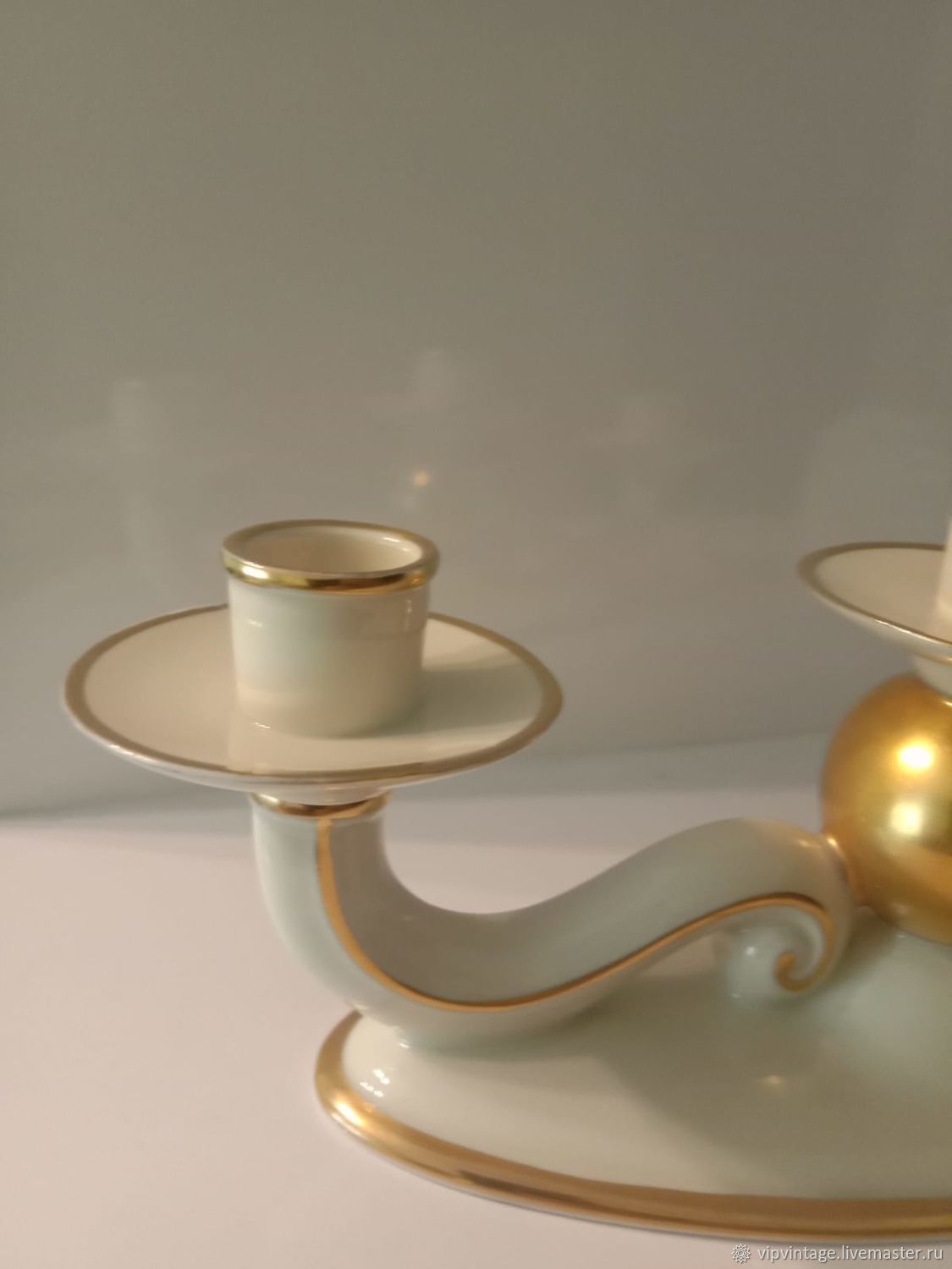 Винтаж: Фарфоровый подсвечник на три свечи GEROLD & CO. TETTAU BAVARIA ...