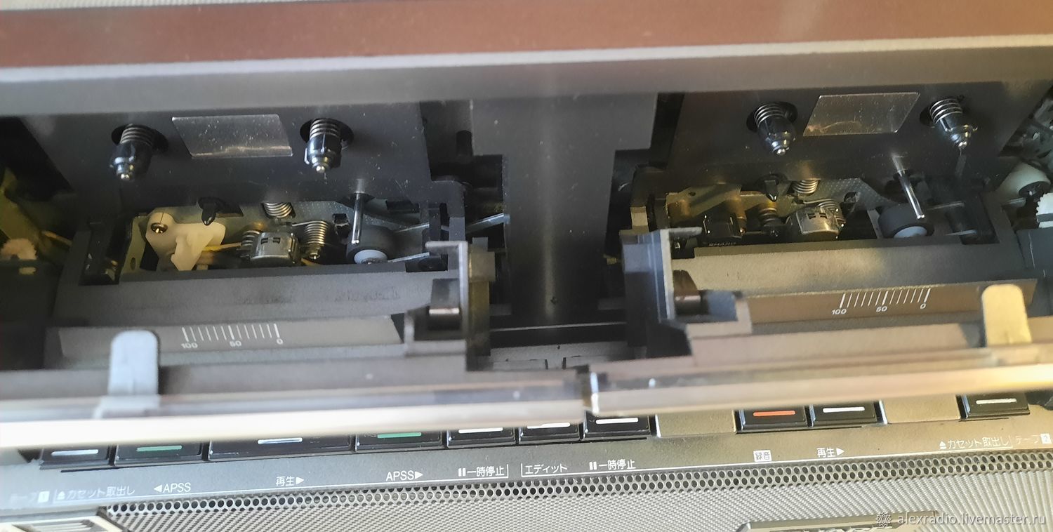 Винтаж: Кассетная магнитола SHARP-GF818SB (Япония) купить в интернет ...