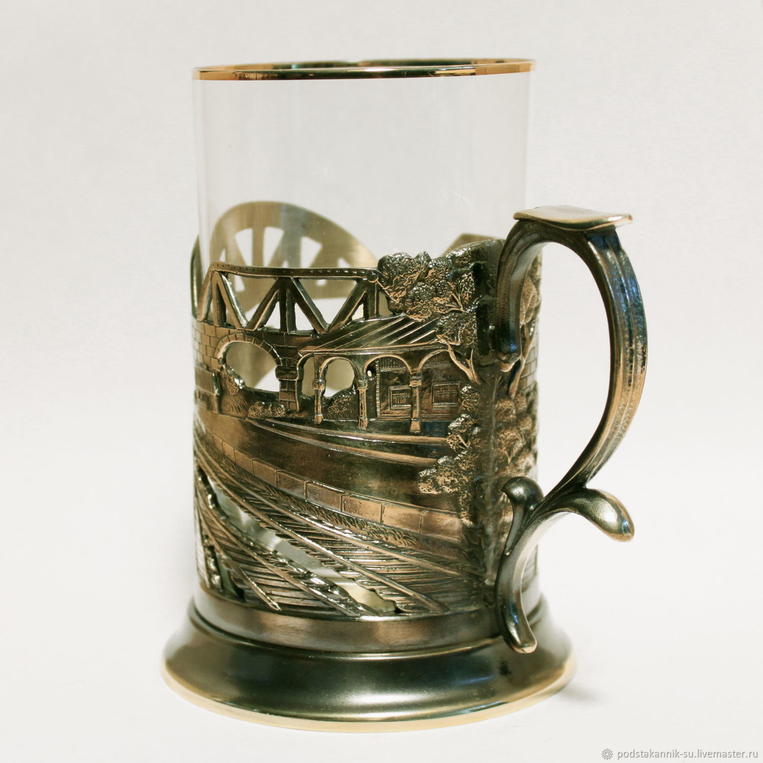 Подстаканник "Железная дорога" купить в интернет-магазине Ярмарка ...