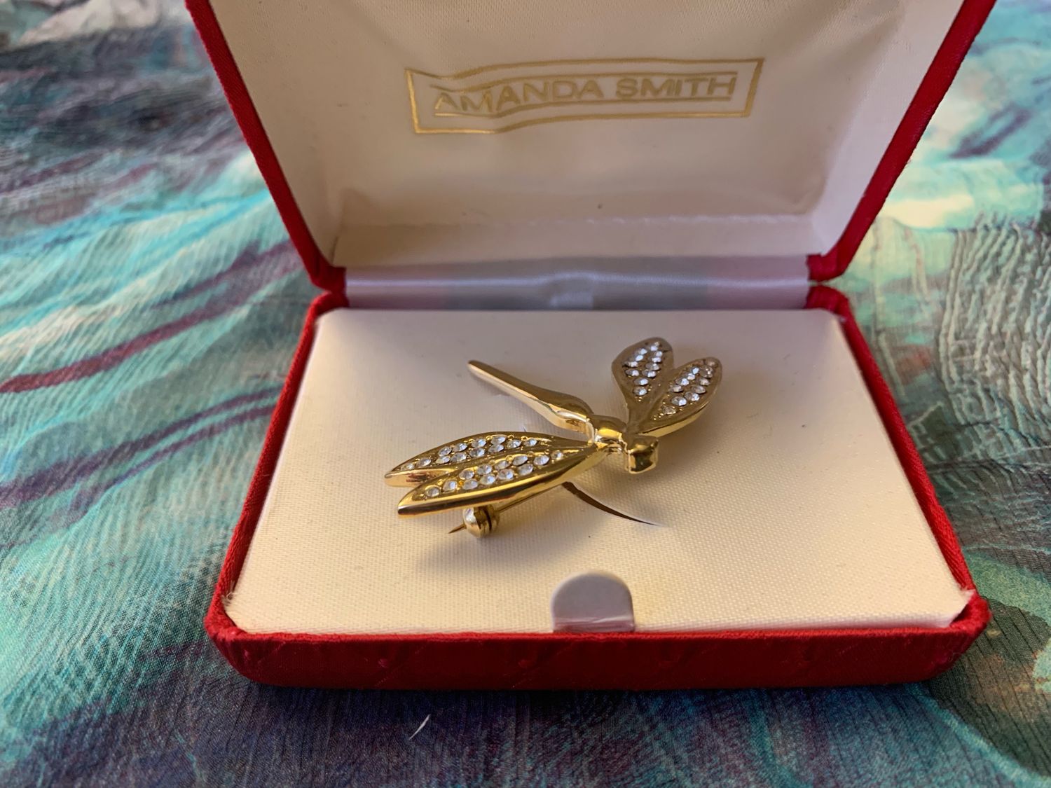 Винтаж: Amanda Smith Стрекоза Брошь купить в интернет-магазине Ярмарка ...