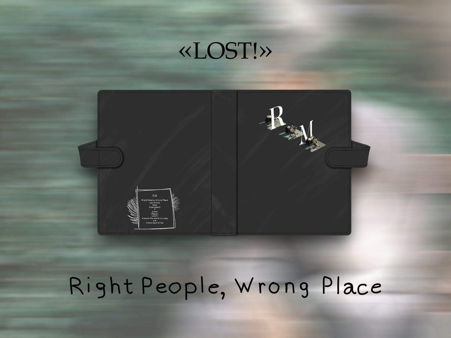 Планер ручной работы черного цвета BTS Ким Намджун RM RPWP в интернет ...