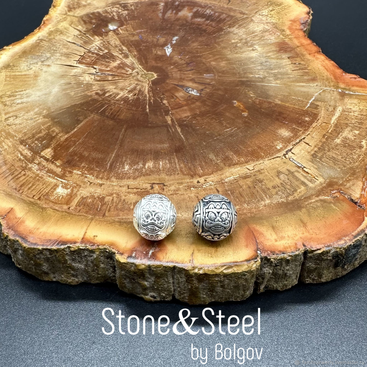 Бусина "Дракон" из серебра S925 10 мм купить в интернет-магазине Ярмарка Мастеров по цене 590 ...