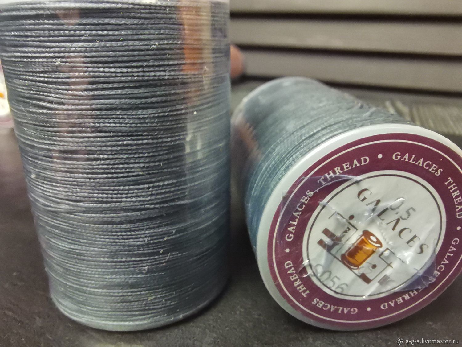 Материалы для работы с кожей: Нить вощеная Galaces S023 и S056 купить в интернет-магазине ...