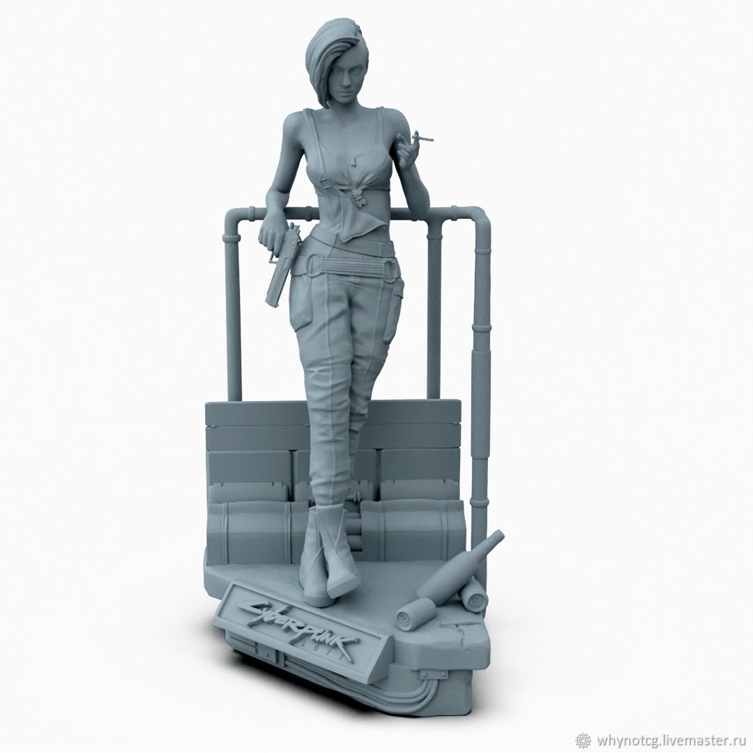 Фигурка Джуди Альвареc, статуэтка (Judi Alvarez, Cyberpunk) в интернет ...