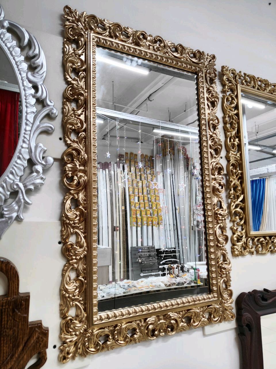 Зеркало в раме "Диана зеркальное золото" в интернет-магазине Ярмарка ...