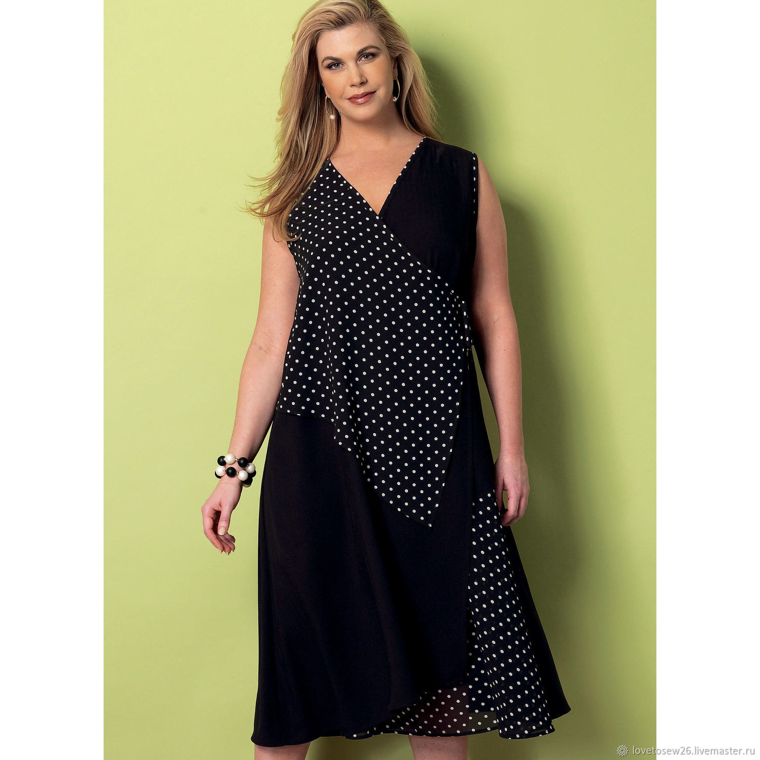 B6359 Выкройка многослойных платьев Бохо XSM-XL Butterick 6359 в ...