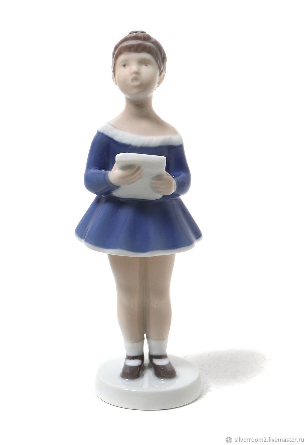 Винтаж: Фарфоровая фигура "Поющая девочка" Bing & Grondahl купить в интернет-магазине Ярмарка ...