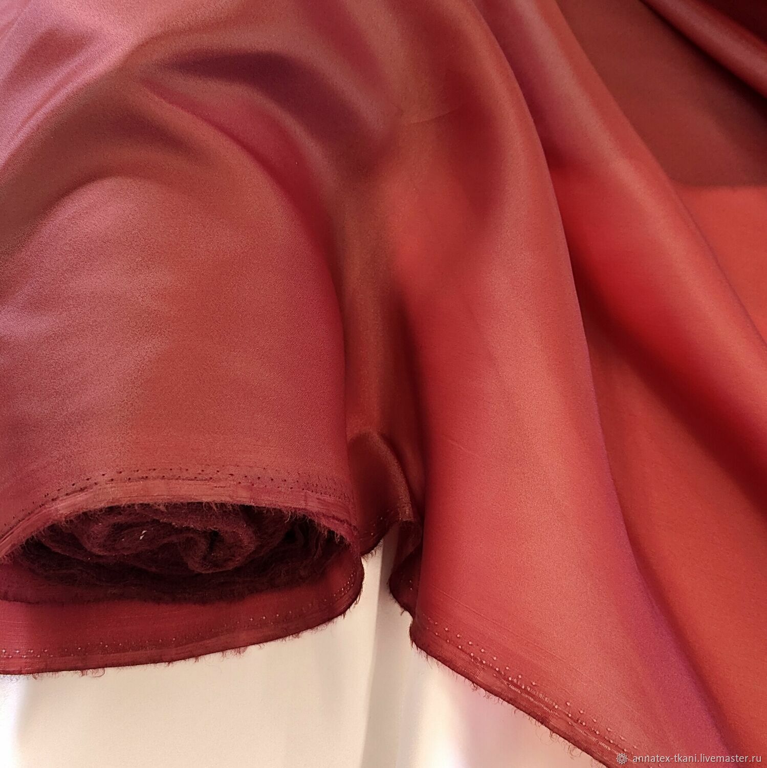 Плательная ткань органза Виола бордовый цвет купить в интернет-магазине ...