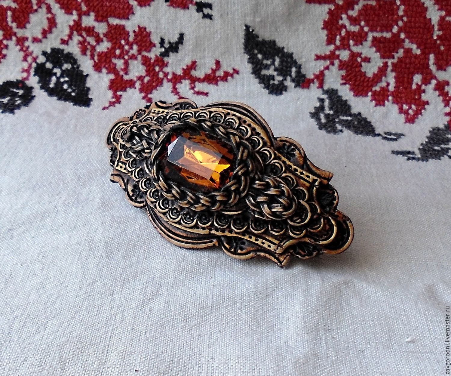 заколка Авторская – купить на Ярмарке Мастеров – 8OR4XRU | Заколки ...