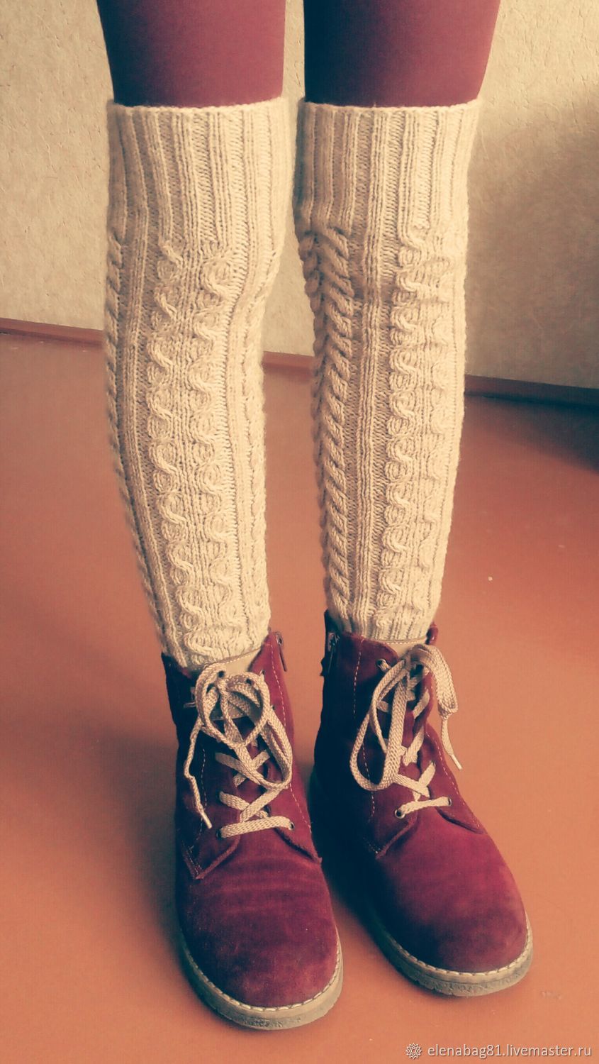 Гетры вязаные теплые – заказать на Ярмарке Мастеров – E8NXLRU | , Дрогичин