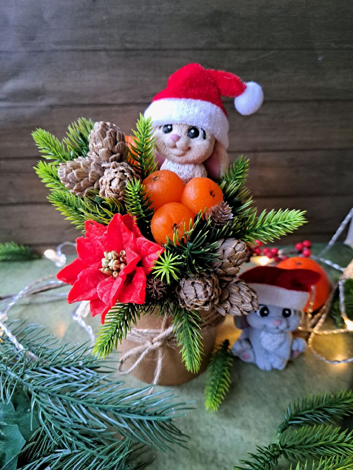 Новогодний букет из мыла - символ 2023 года в интернет-магазине на ...