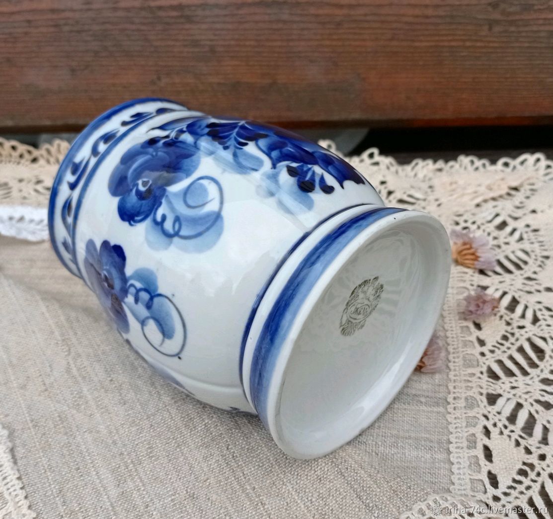 Винтаж: Большая кружка для пива (кваса). Авторская Гжель купить в ...