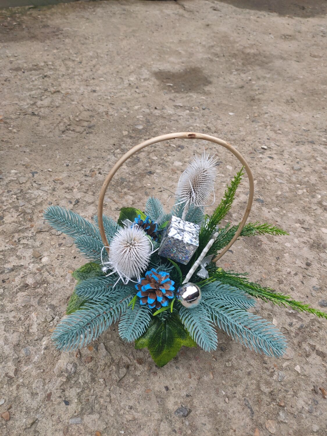 Новогодняя композиция в корзинке в интернет-магазине на Ярмарке ...