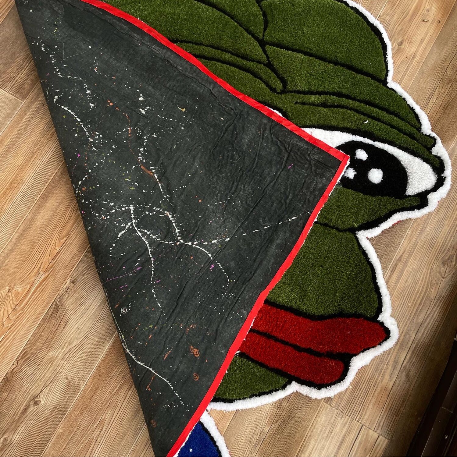 Тафтинговый ковёр «Pepe the frog” – заказать на Ярмарке Мастеров ...