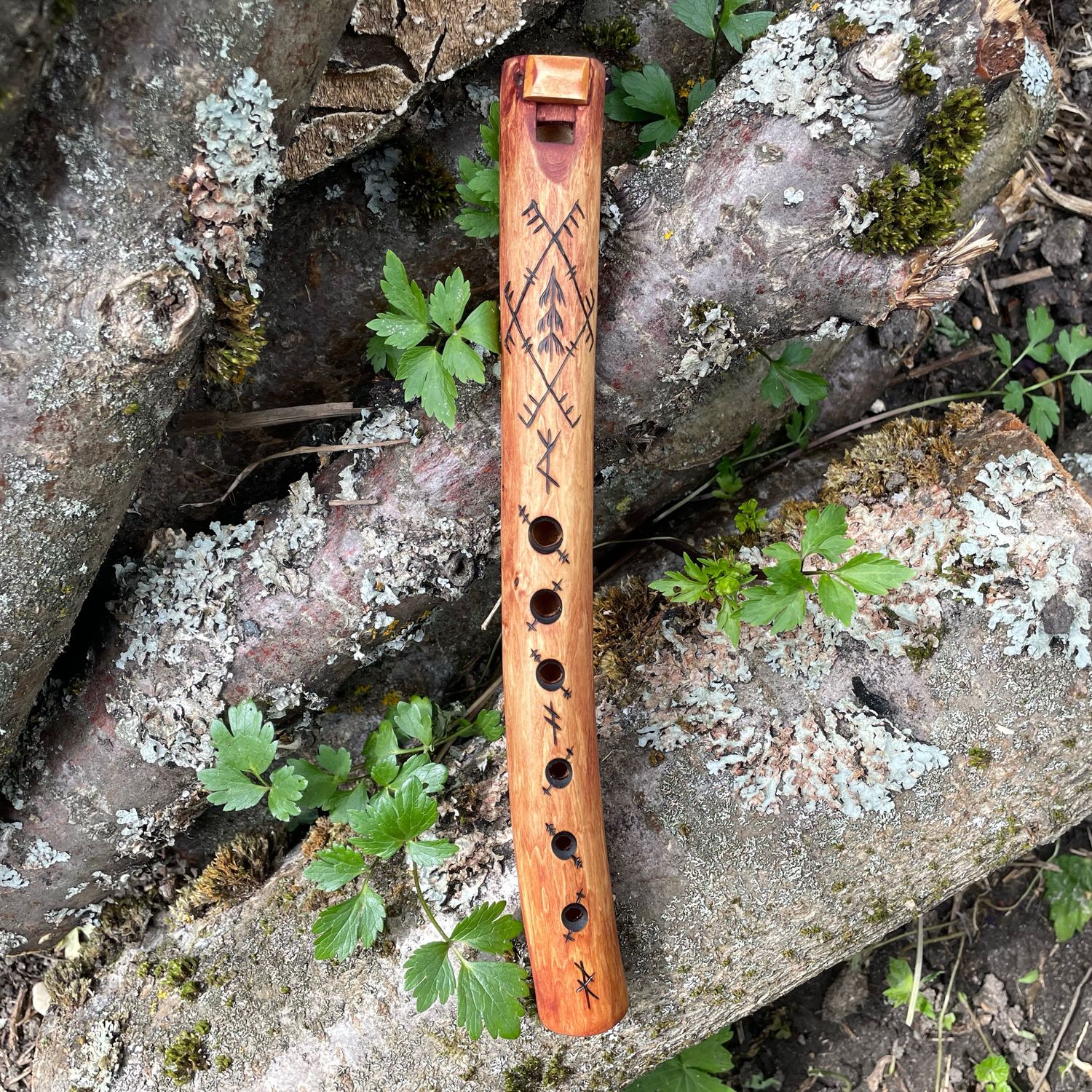 Лесная флейта из липы в тональности A# 440 Hz купить в интернет ...