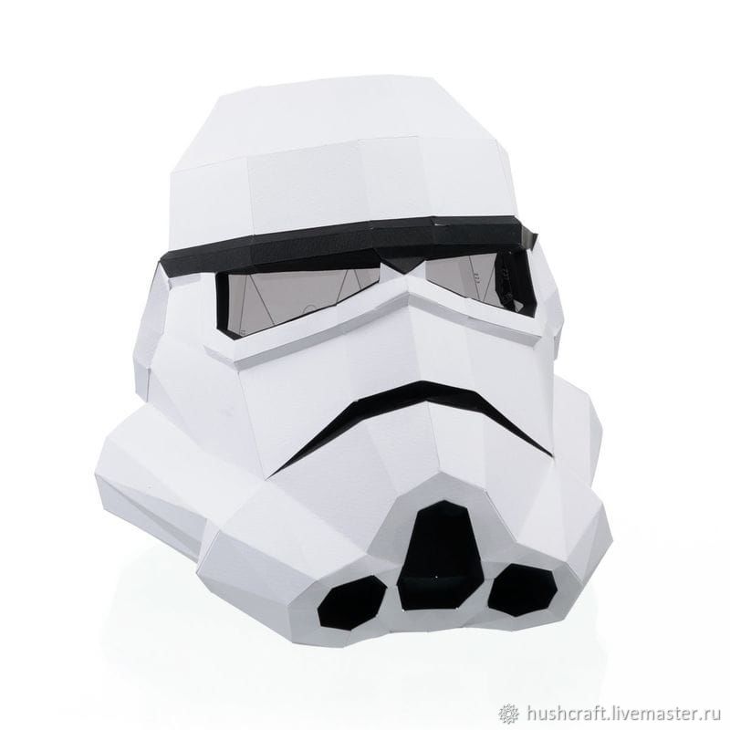 Маска Штурмовика. 3D конструктор из картона. Star wars в интернет ...