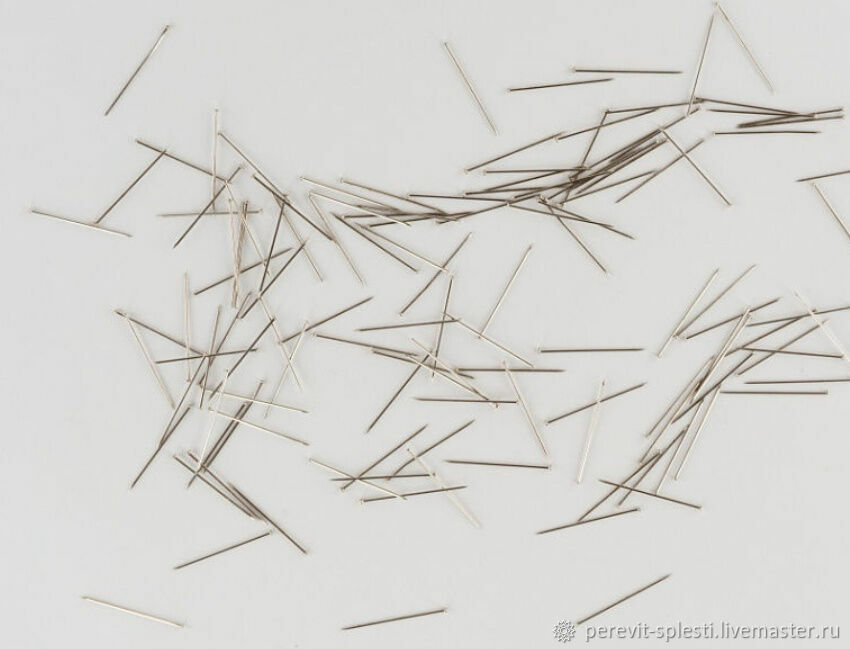 Булавки-гвоздики для кружевоплетения, 1200 штук купить в интернет ...