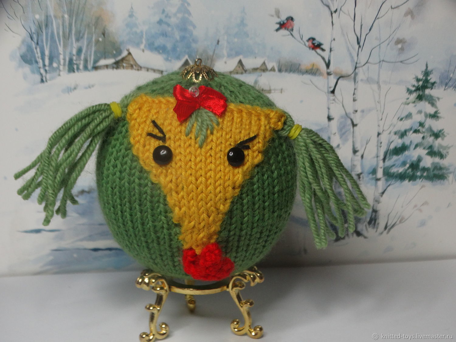 Елочные игрушки: Шар год Змеи в интернет-магазине на Ярмарке Мастеров ...