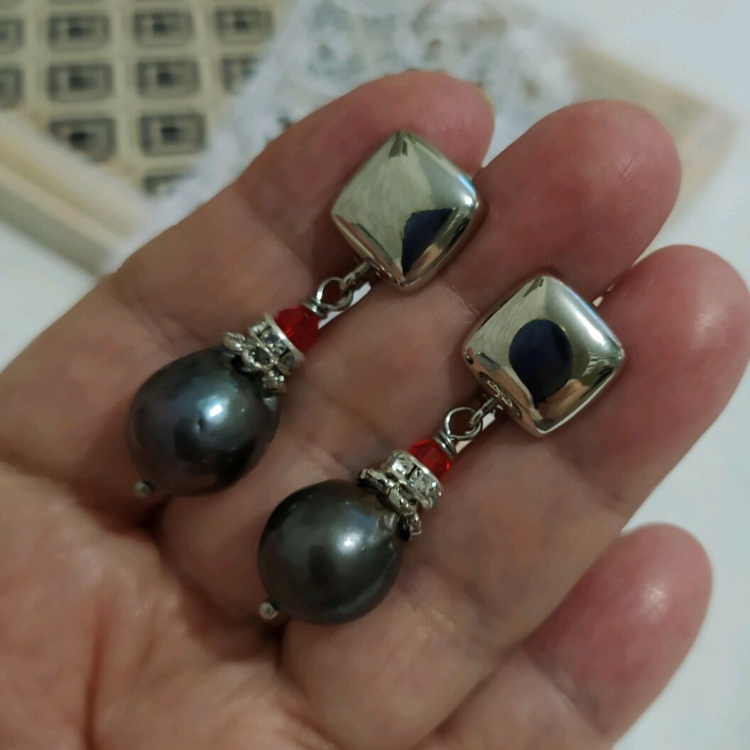 Серьги из барочного жемчуга Касуми лайк. Мари купить в интернет ...