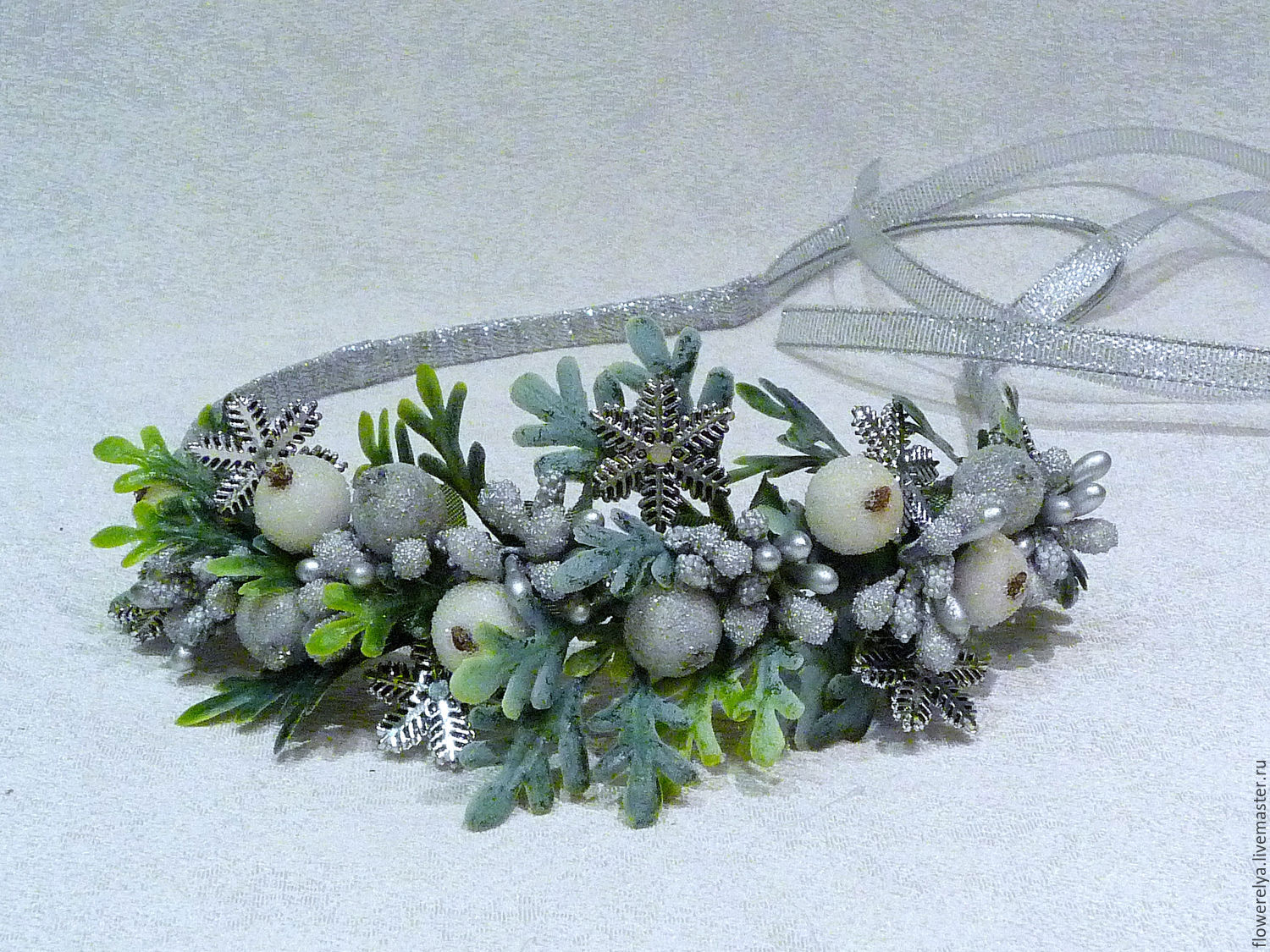 Новогодний ободок для мамы и дочки – заказать на Ярмарке Мастеров ...