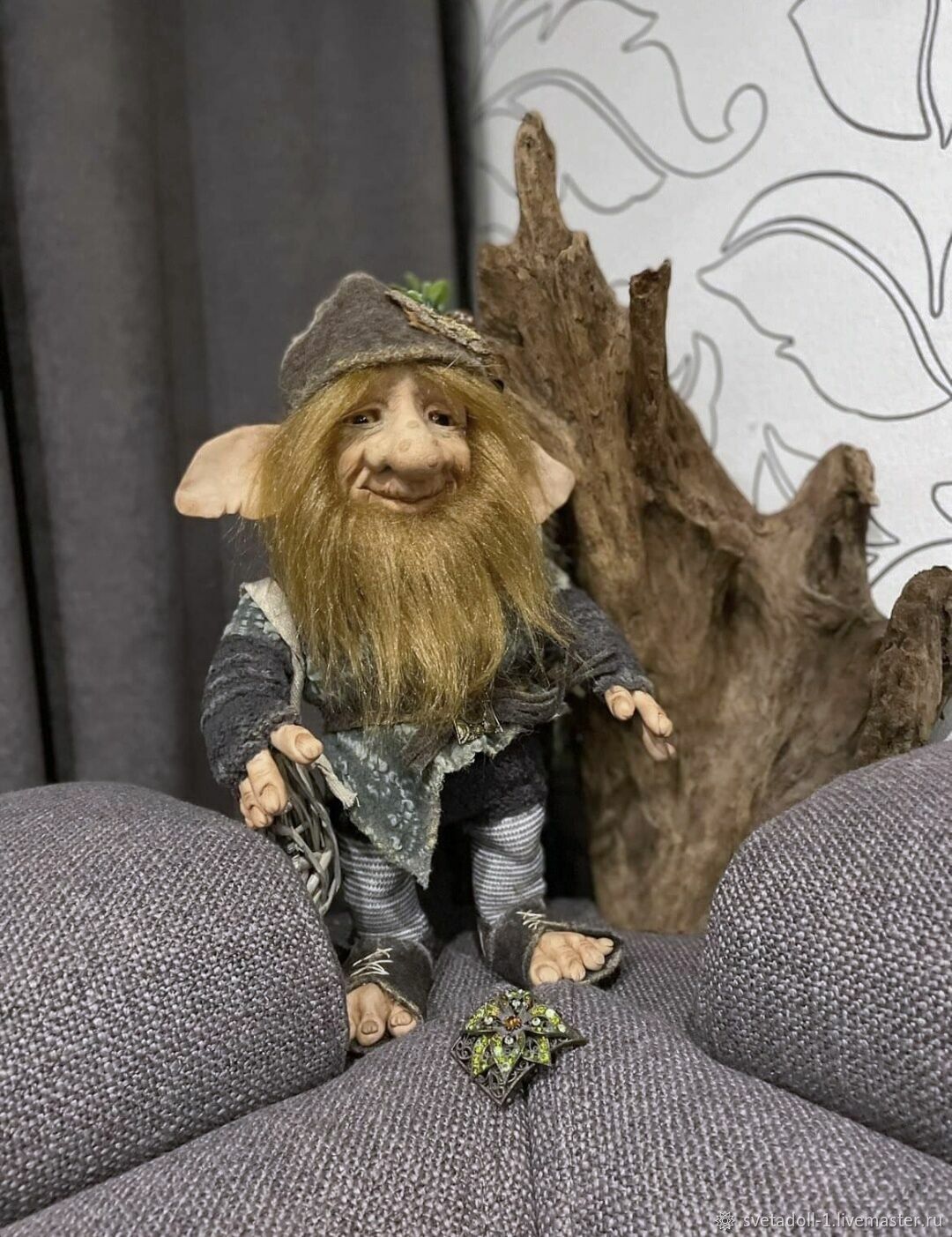 Интерьерная кукла: Троль – заказать на Ярмарке Мастеров – S1Q0CRU ...