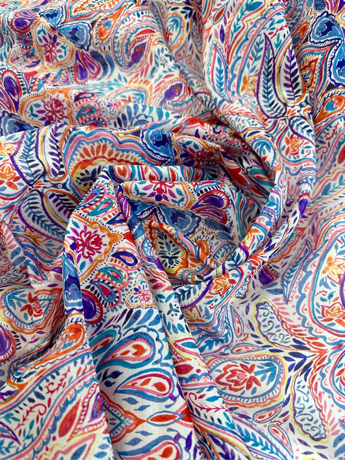 Батист в стиле Etro шелк/хлопок купить в интернет-магазине Ярмарка ...