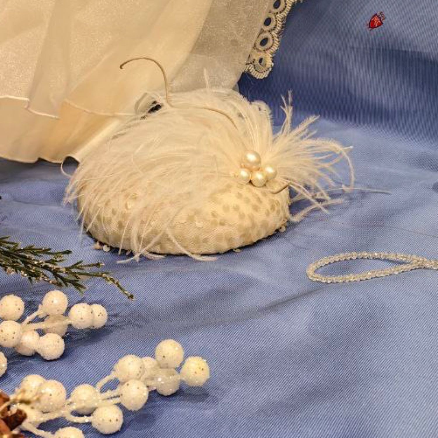 Свадебная шляпка в интернет-магазине Ярмарка Мастеров по цене 4500 ...