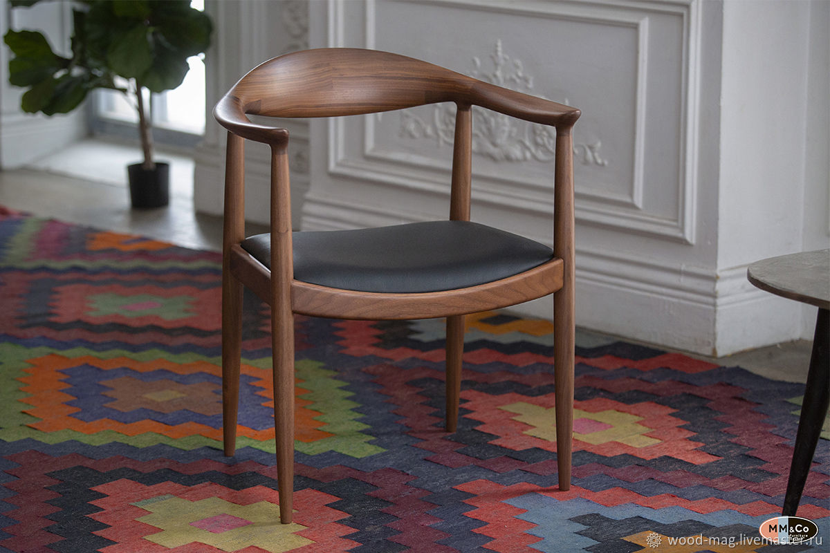 Стул Round Chair Ханса Вегнера (1949) в интернет-магазине на Ярмарке ...
