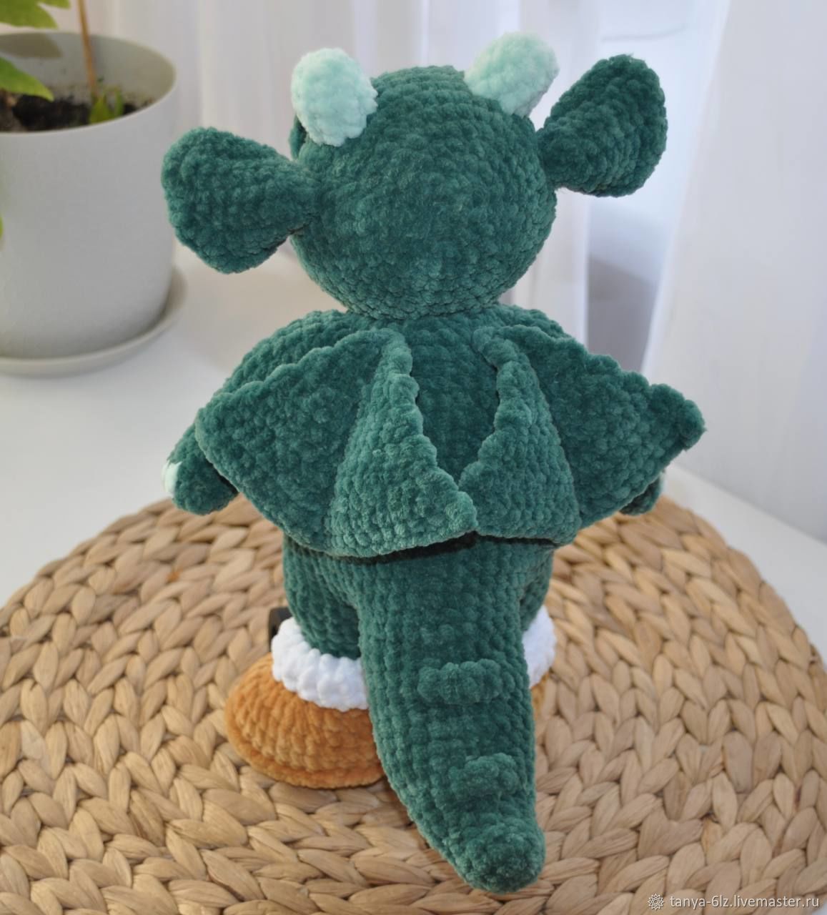 Дракон мягкая игрушка. Амигуруми дракон. Игрушка ручной работы купить в ...