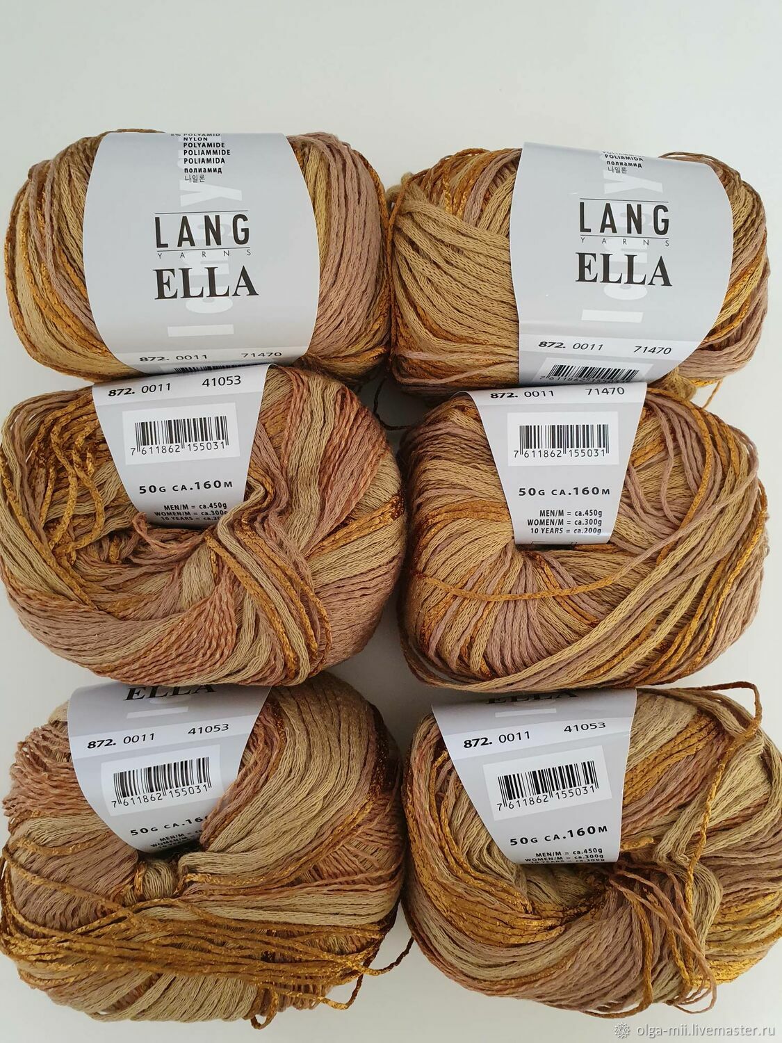 Пряжа: ELLA Lang Yarns купить в интернет-магазине Ярмарка Мастеров по ...