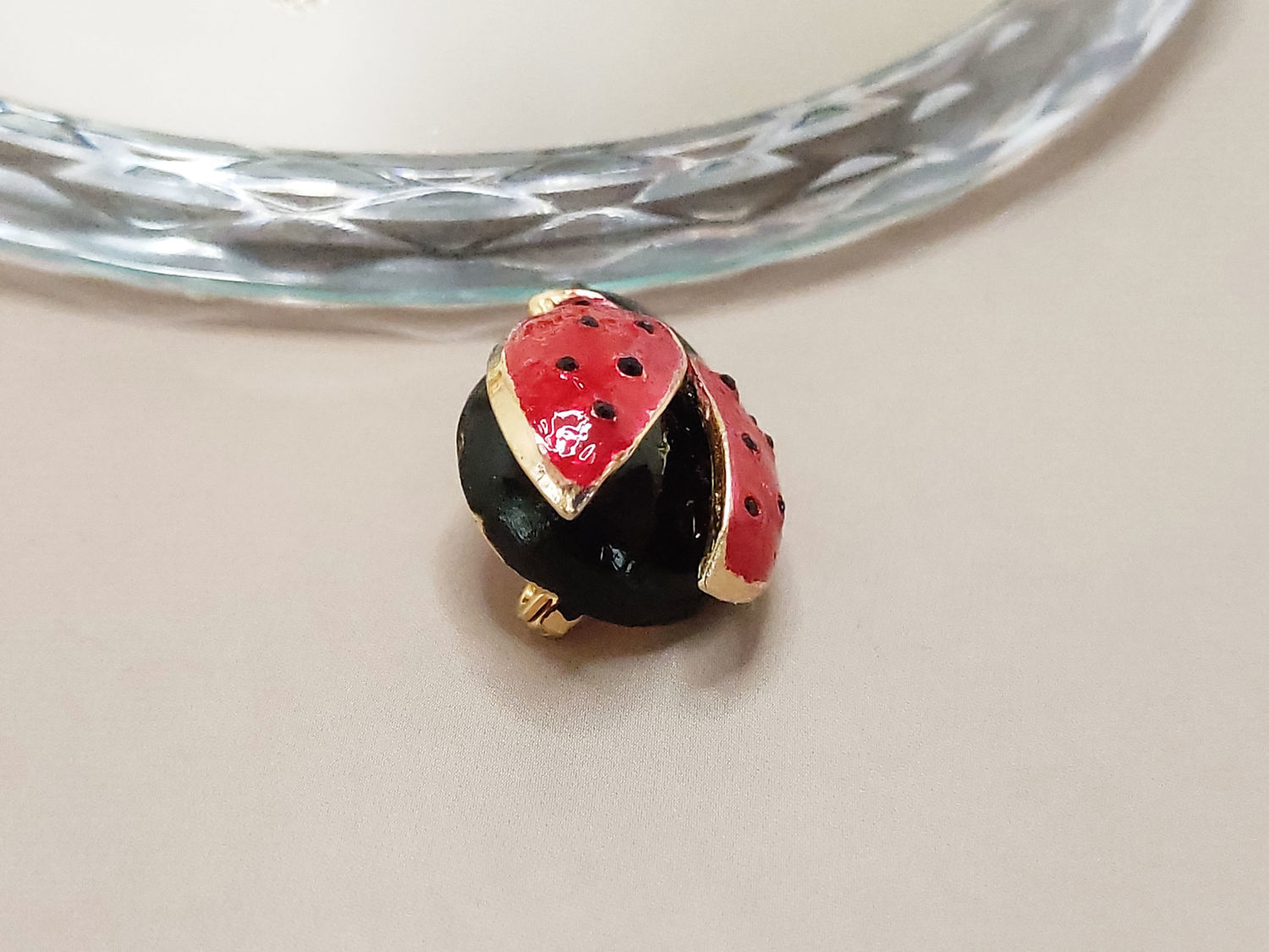Винтаж: ZENTALL Брошь Божья коровка купить в интернет-магазине Ярмарка ...