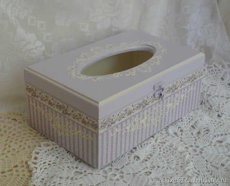 Салфетница - шкатулка Воздух Прованс, резерв купить в интернет-магазине Ярмарка Мастеров по цене ...