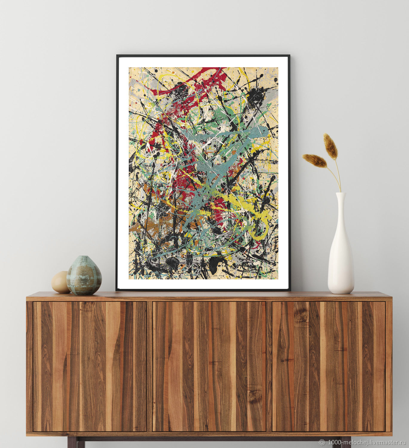 Постер Jackson Pollock - Number 16 Репринт Музейное Качество – купить ...
