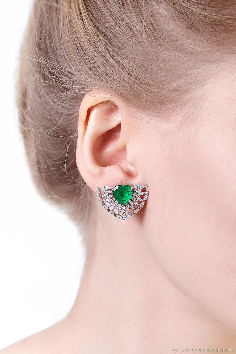 Сет из насыщенных изумрудов-дублетов купить в интернет-магазине Ярмарка ...