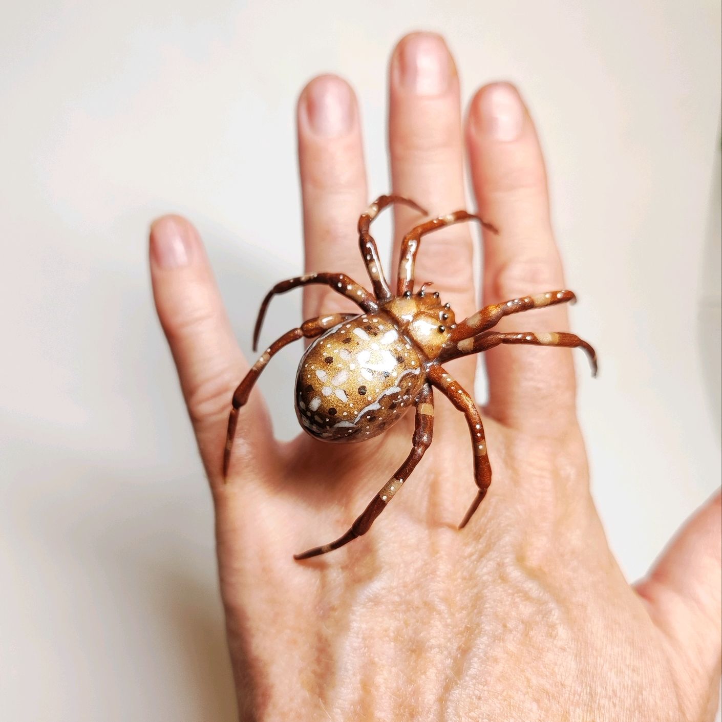 Паук крестовик. Araneus (фигурка) на заказ в интернет-магазине Ярмарка ...